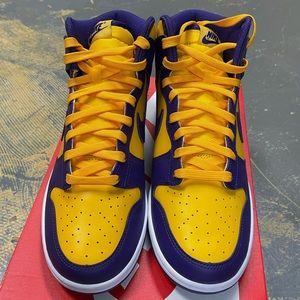 Nike | Shoes | Nike Dunk High Lakers Retro Dd39950 Premium Purple ...
